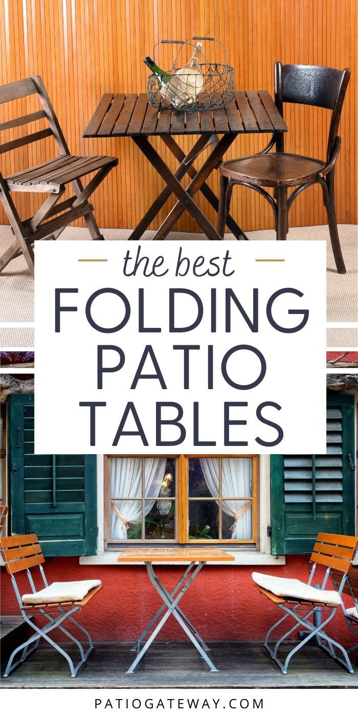 The Best Folding Patio Tables of 2024 - Patio Gateway