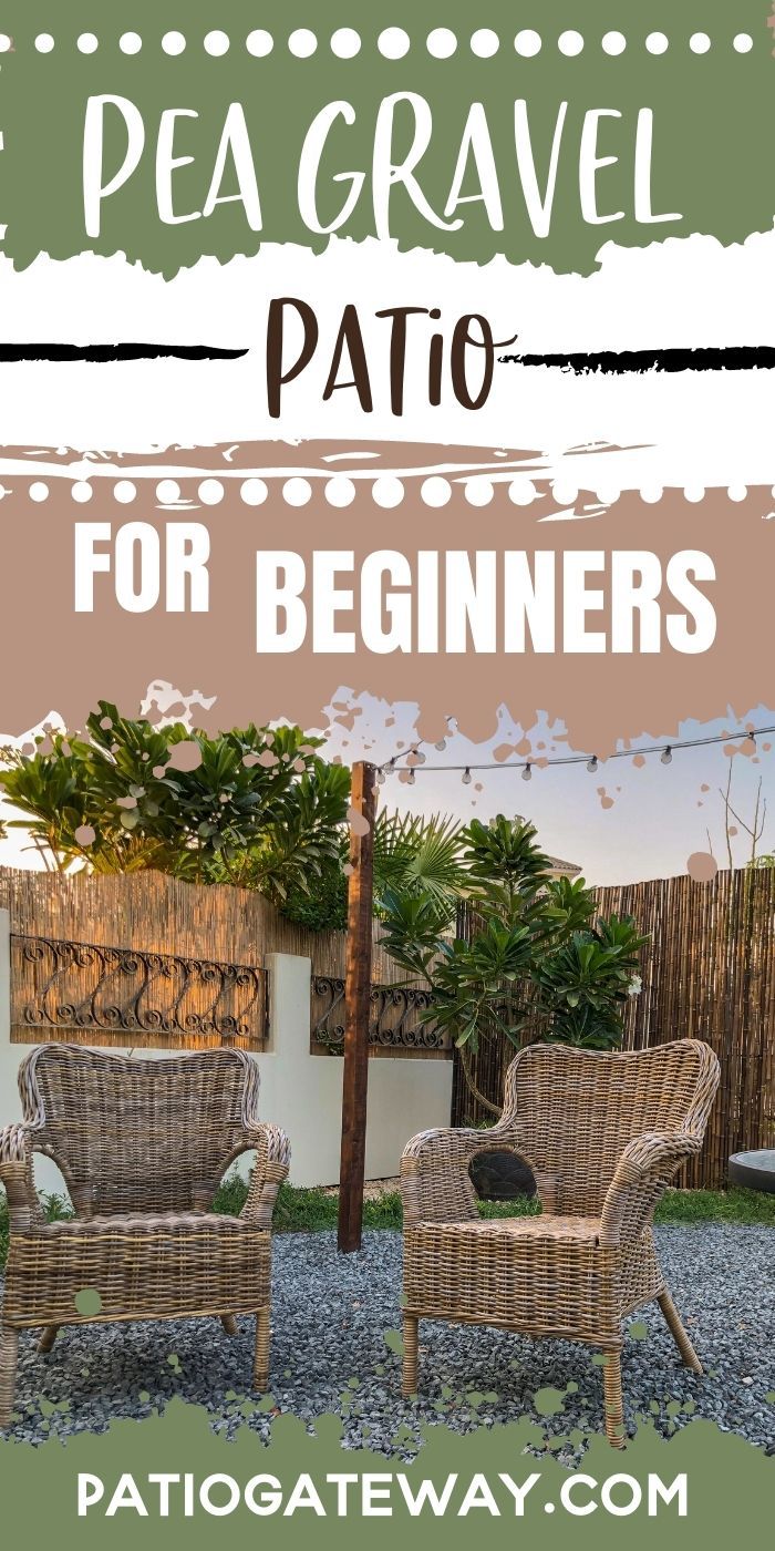 Pea Gravel Patio for Beginners - Patio Gateway
