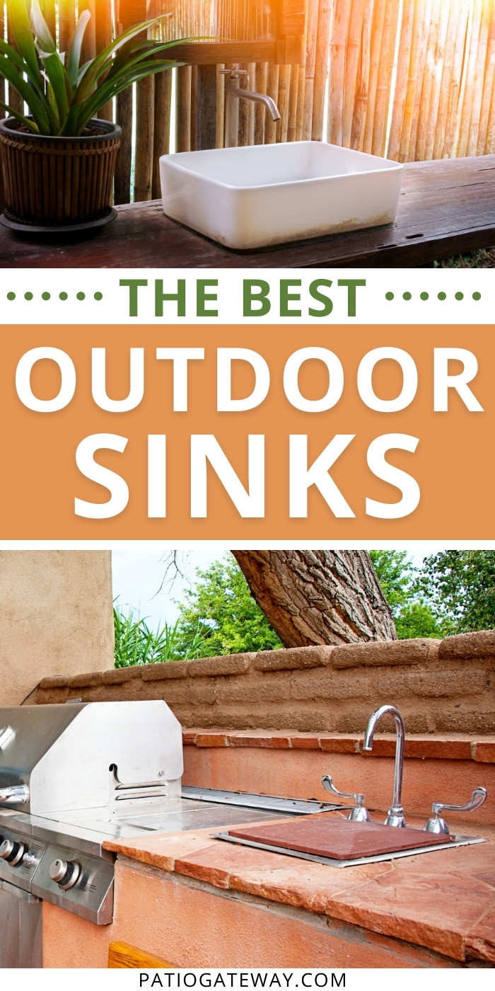 The Best Outdoor Sink For Your Patio Kitchen - Patio Gateway