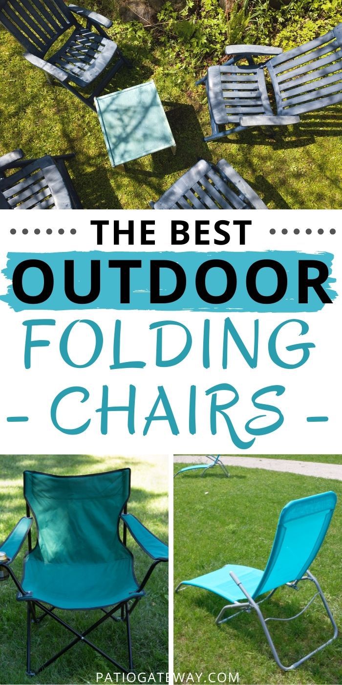 Best Outdoor Folding Chairs For Portable Comfort - Patio Gateway
