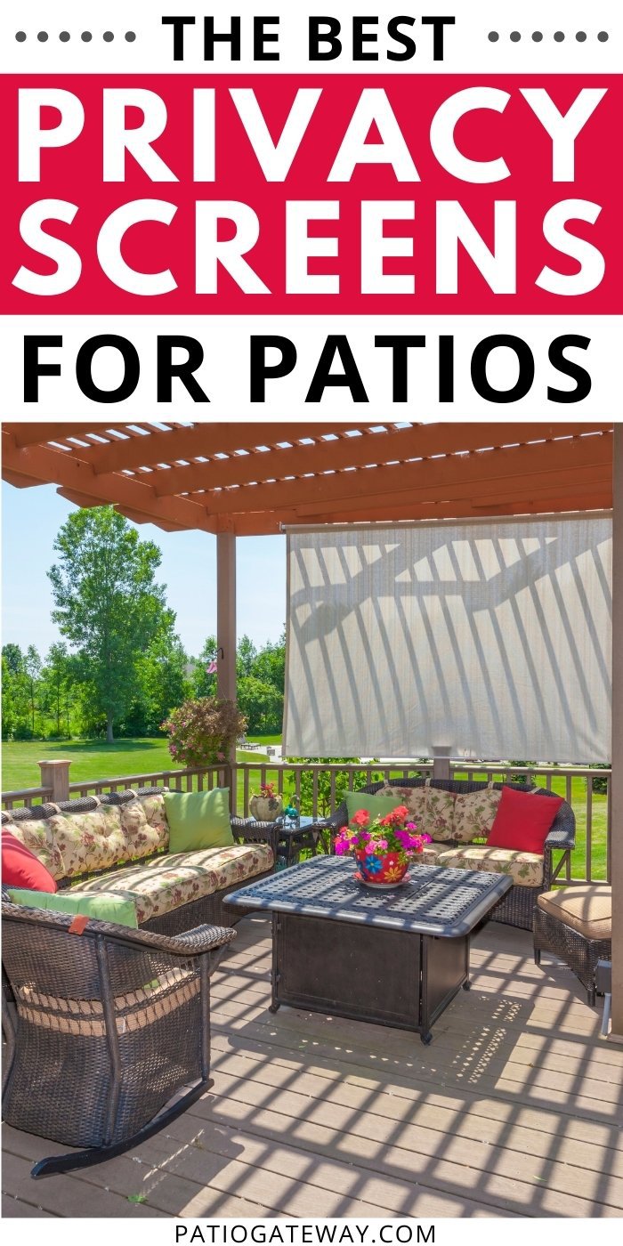 Best Privacy Screens for Patios - Patio Gateway