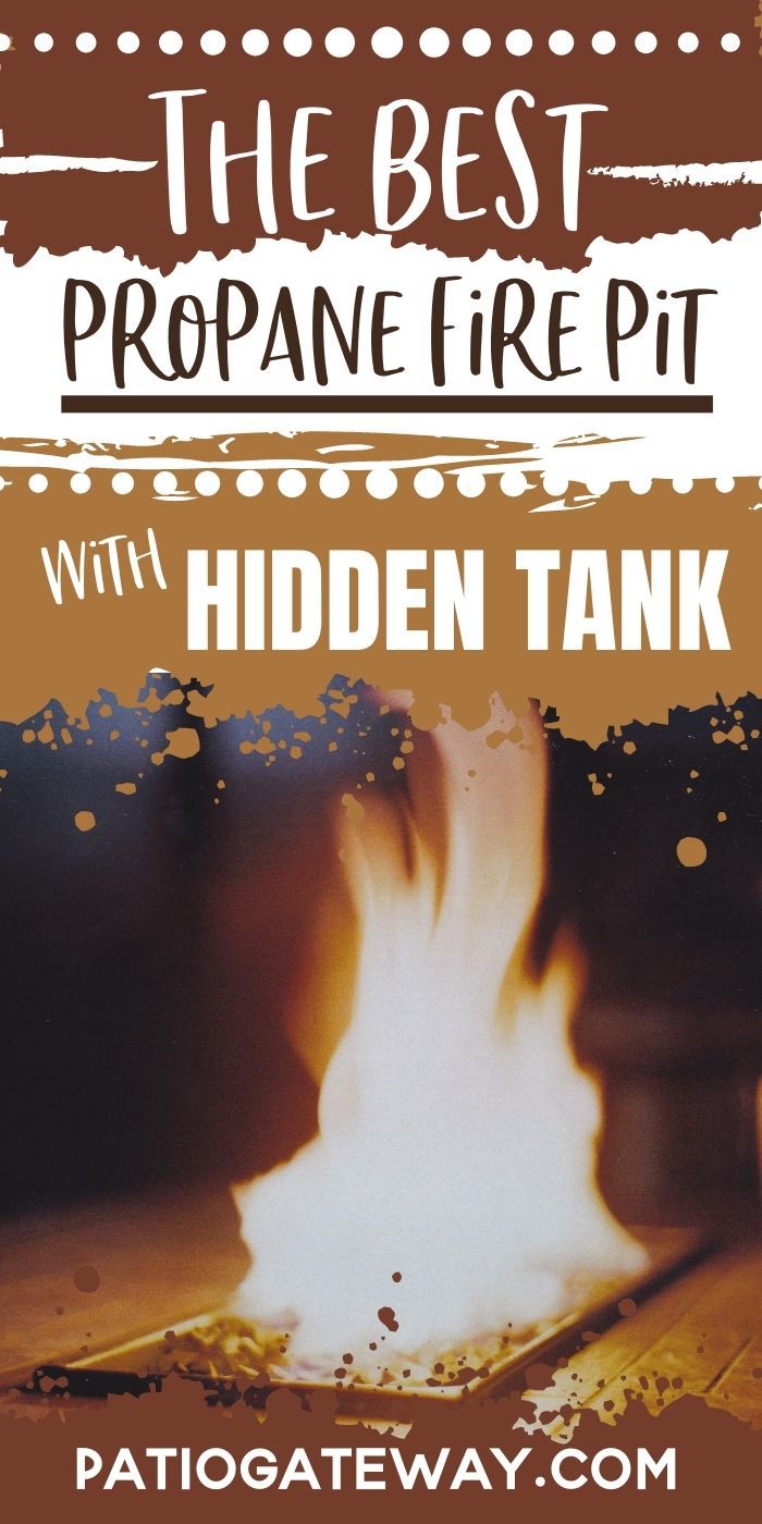 Best Propane Fire Pit with a Hidden Tank - Patio Gateway