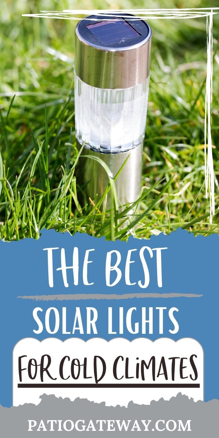 Best Solar Lights For Cold Climates - Patio Gateway