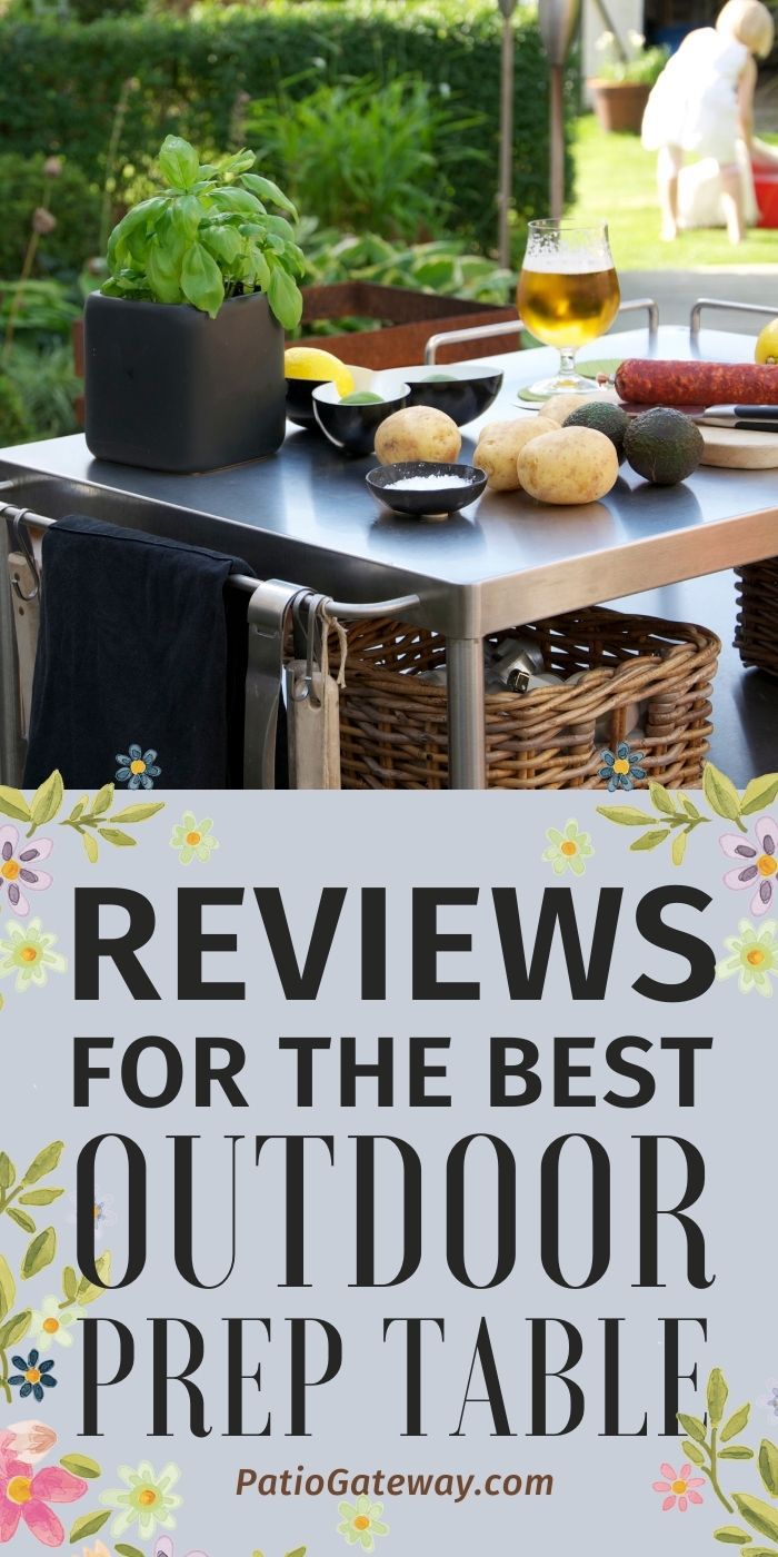 Best Outdoor Prep Tables for Rain - Patio Gateway